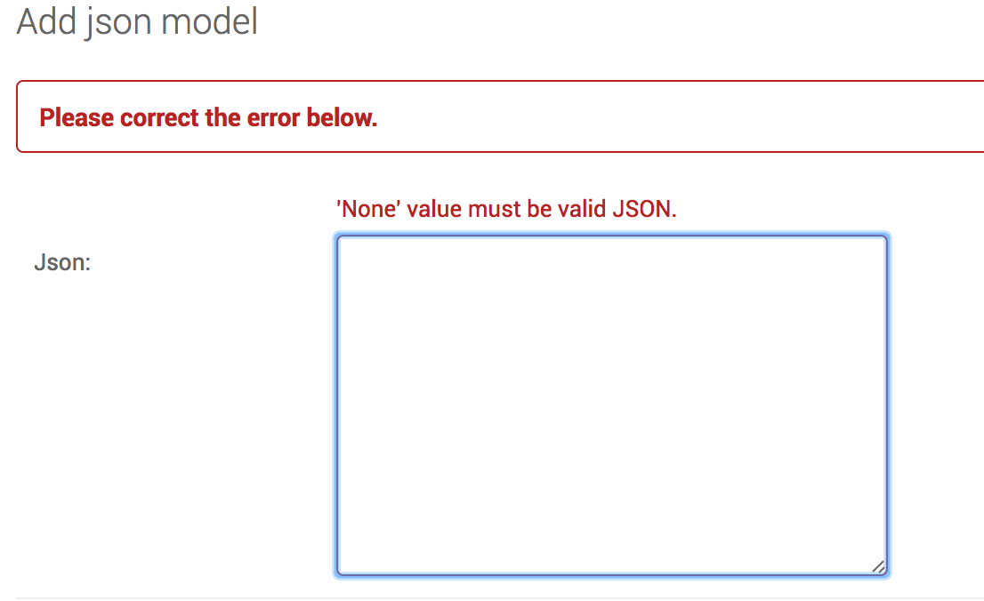 27697 Jsonfield With Blanktrue Is Rendered As Non Required Field In A Modelform Django